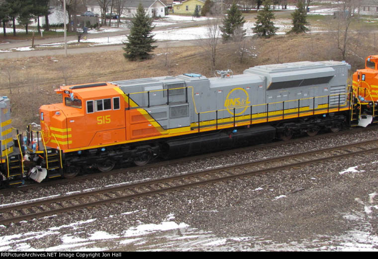 QNSL 515 one of ten unit order 514-523 built in Mexico SD70ACe EMCC 20116688-002 12/2012