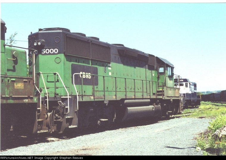 CBNS 5000 ex BN 3101 GP50 EMD 796331-1 12/1980