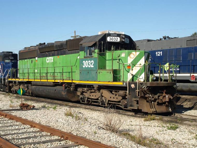 CITX 3032 leased 7/2012 - circa 2018 (nee BN 7119) SD40-2 EMD 786166-45 12/1978