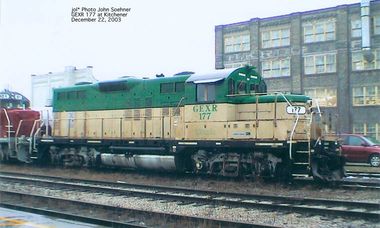 GEXR 177 (ex MMRR 177, IW 177 nee Cartier 51) GP9 GMD A1814 5/1960 John Soehner