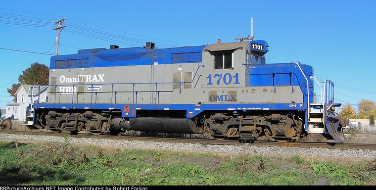 OMLX 1701 GP9 EMD 15475 3/1952 nee GP7 NYC 5701.