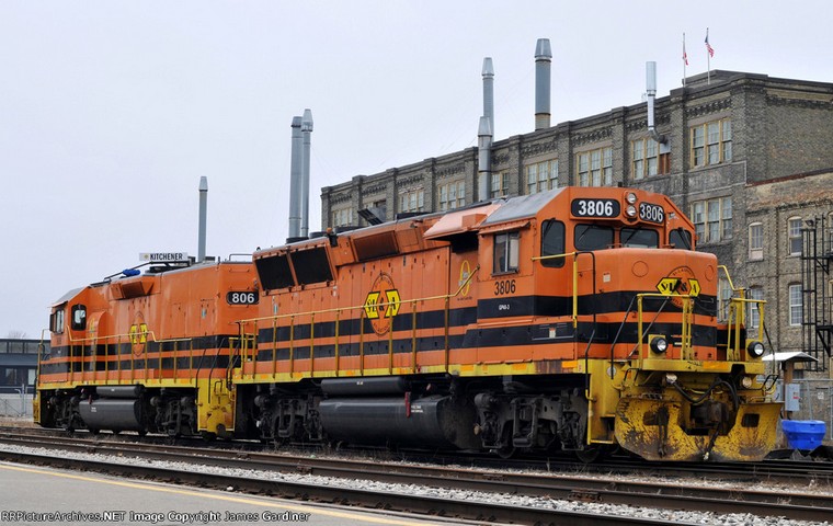 SLR 3806 ex NREX 7000, NS 7000, nee Sou 7000. GP40X EMD 766066-1 6/1978