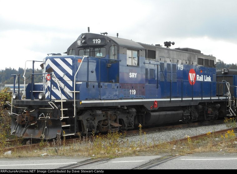 119 slug mother (transfer MRL 119 2004 ex BN1925 nee UP 340 GP9 EMD 22743 8/1957