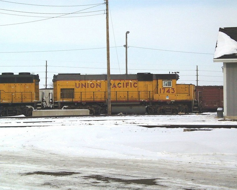 CCGX 1505 ex UPY 743 , ex UP 1743 , nee MP 1743 EMD 827016-29 12/1982