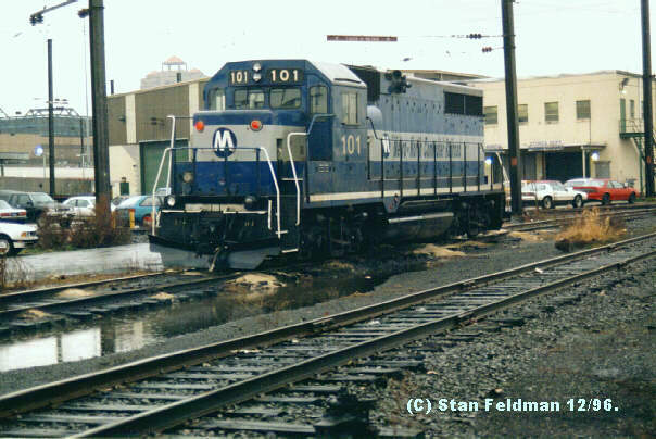 Click here to see Metro North GP-35R #101 parked near the shops at New Haven, Conn. This is a ...
