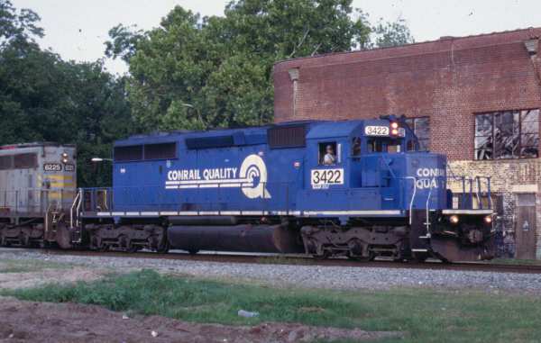 NS also inherited some SD40-2 from Conrail (NS3329-3447) all with thelow nose. A northbound ...