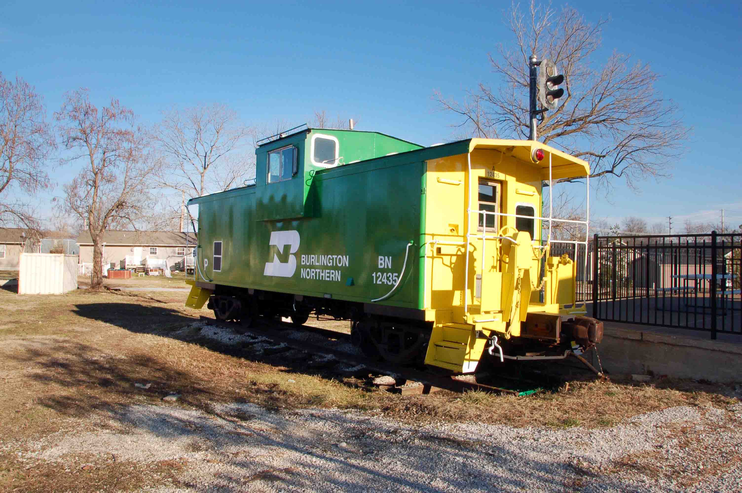 Burlington Northern Caboose in Pacific Missouri