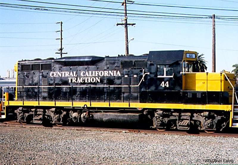EMD GP7, Chop Nose ("Topeka Cab"), ex Alameda Belt Line 44, ex ATSF 2144 nee ATSF 2868. Unit ...